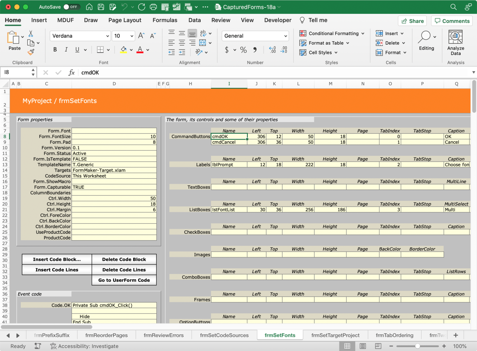 UserForm Layout: the Basics – MDUF